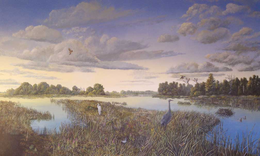 Day 12 – Necedah Refuge murals | The Art of Larry Eifert