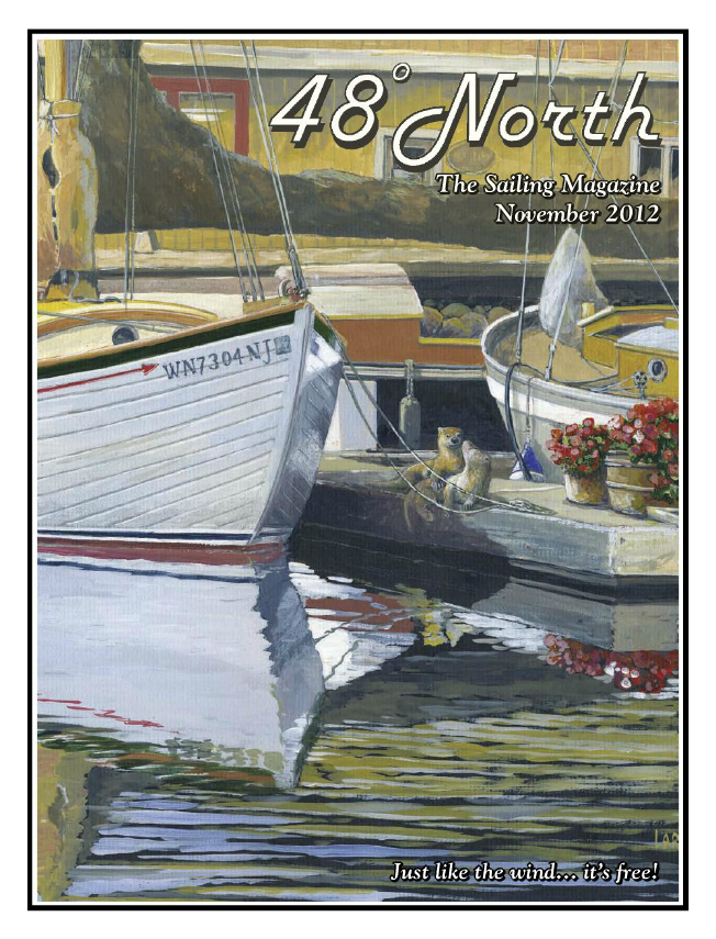 48 North Magazine Cover for November | The Art of Larry Eifert